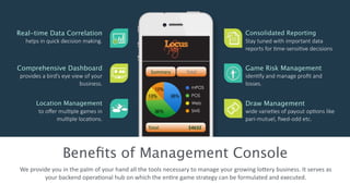 LocusPlay - Lottery Management Console | PPT