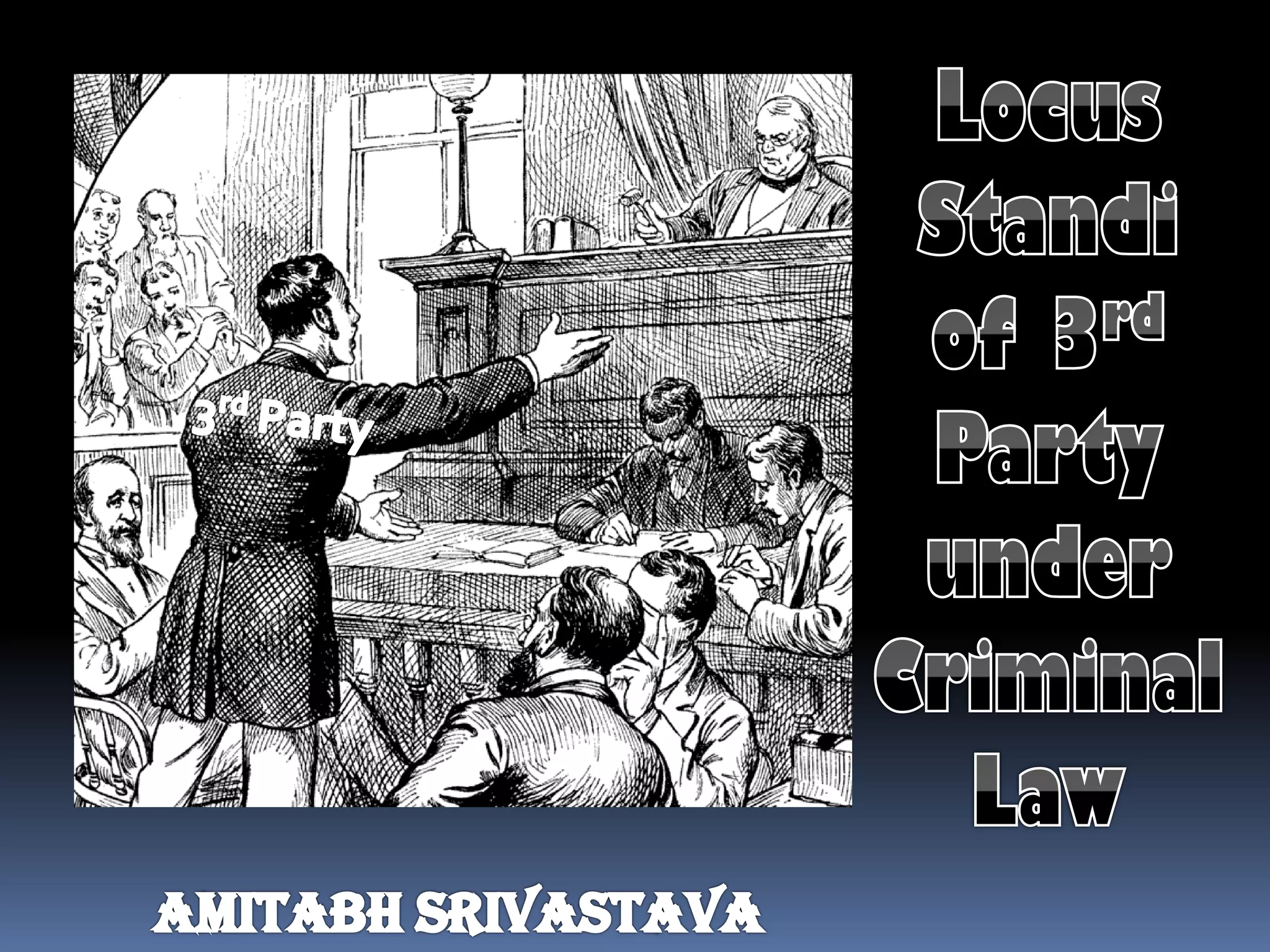 Locus standi of 3rd parties in criminal law in india | PDF