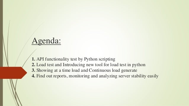 Locust automated api_load_test_framework_development | PPT