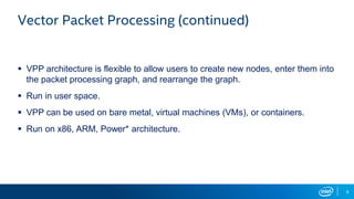 Install FD.IO VPP On Intel(r) Architecture & Test with Trex* | PPT