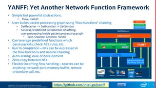 NFF-GO (YANFF) - Yet Another Network Function Framework | PDF