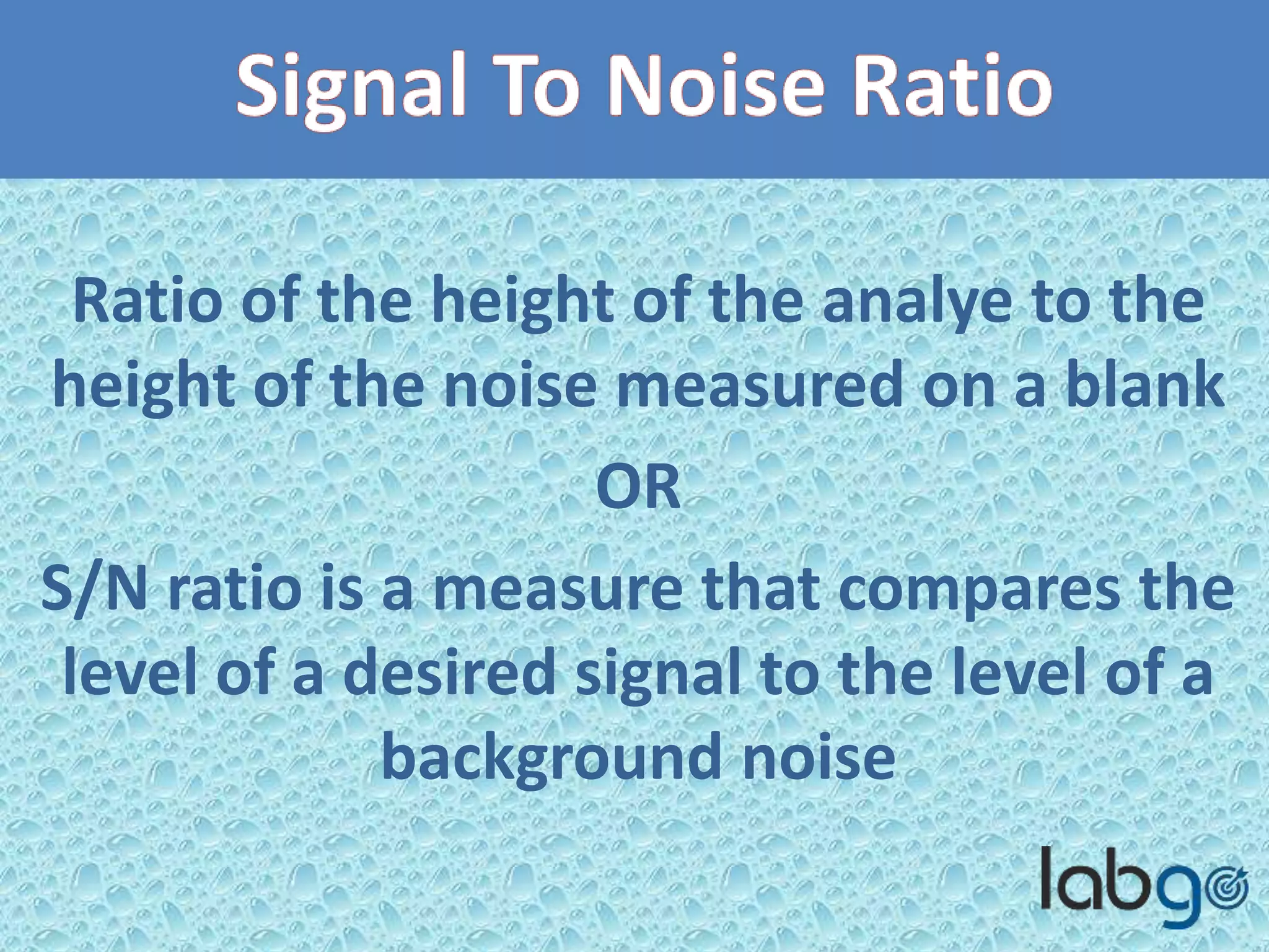 Method Validation - Limit of Detection, Quantitation limits and ...