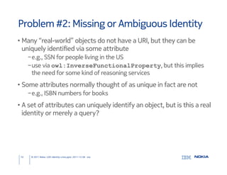 Identity Crisis in Linked Data | PDF | Databases | Computer Software and Applications