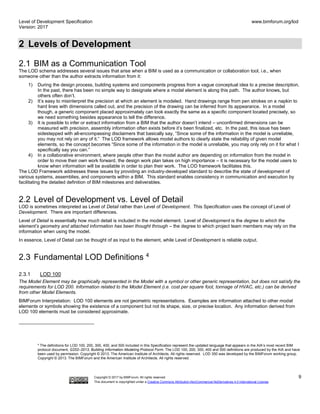 The Level of Development (LOD) Specification 2017 guide | PDF | Desktop ...