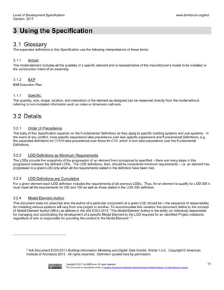 The Level of Development (LOD) Specification 2017 guide | PDF | Desktop ...