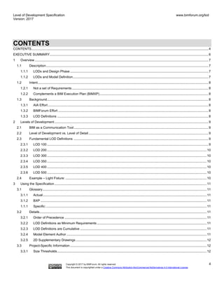 The Level of Development (LOD) Specification 2017 guide | PDF | Desktop ...