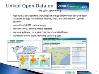LOD Best practise: reegle.info and OpenEI | PPTX | Databases | Computer Software and Applications