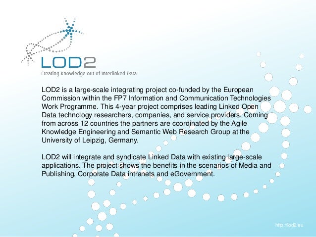 LOD2 Webinar Series Classification and Quality Analysis with DL Learn…