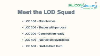 BIM with a Backbone: How LOD BIM Services Drive Construction Success | PDF