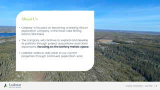 Lodestar Investor Presentation July | PPT