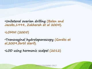 Lod for pcos final text | PPT