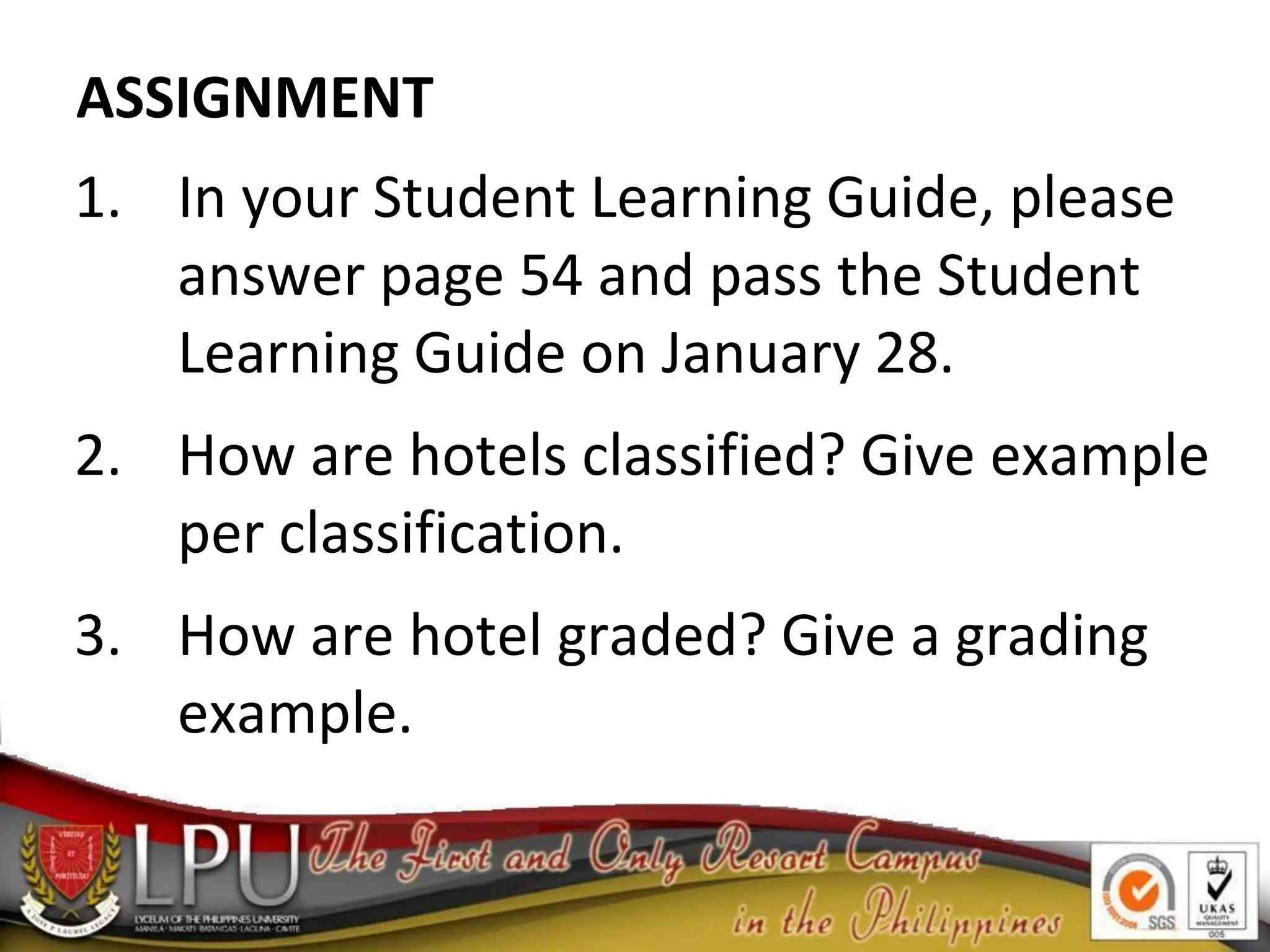 Lodging & Accommodation | PDF