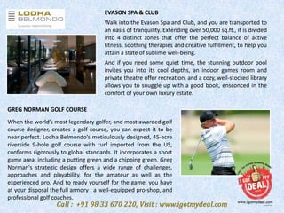 Lodha Belmondo Pune - Price, Review, Location - Ravet | PPSX