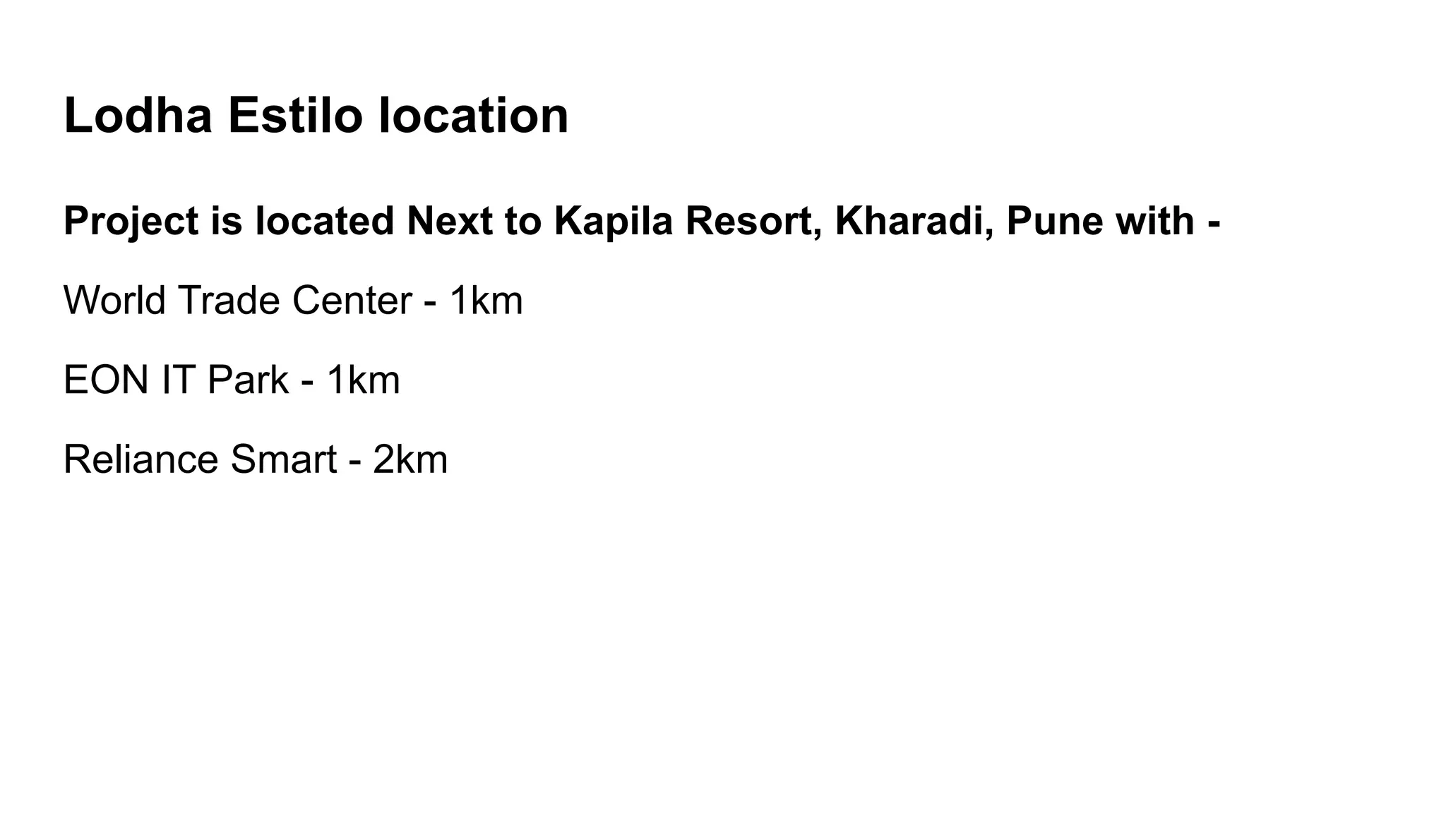 Lodha Estilo Kharadi - Virtual Tour, Pricing, Pros & Cons. | PDF