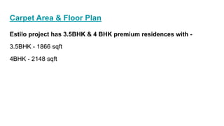 Lodha Estilo Kharadi - Virtual Tour, Pricing, Pros & Cons. | PDF