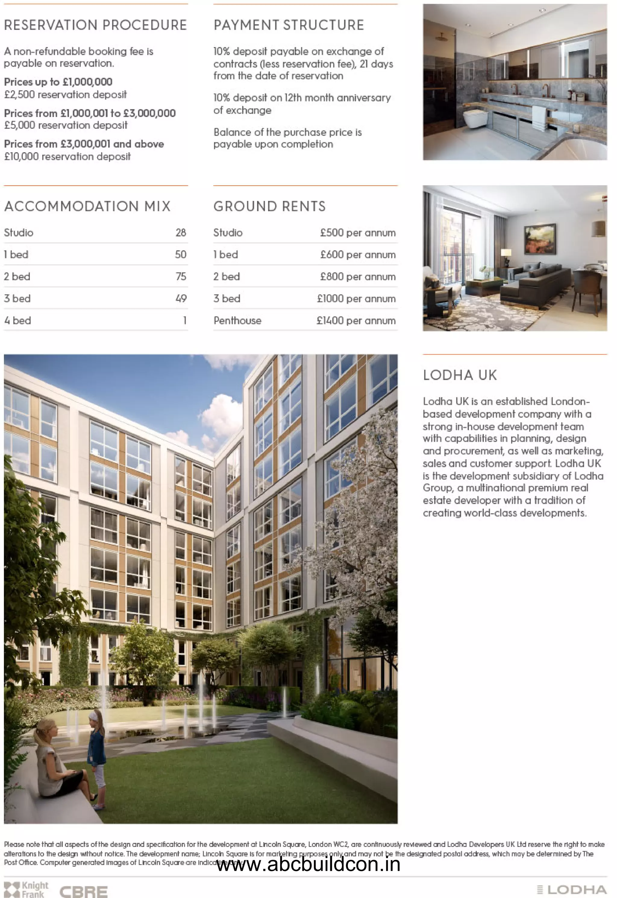 Lodha Lincoln Square, 8 Portugal St, London | PDF