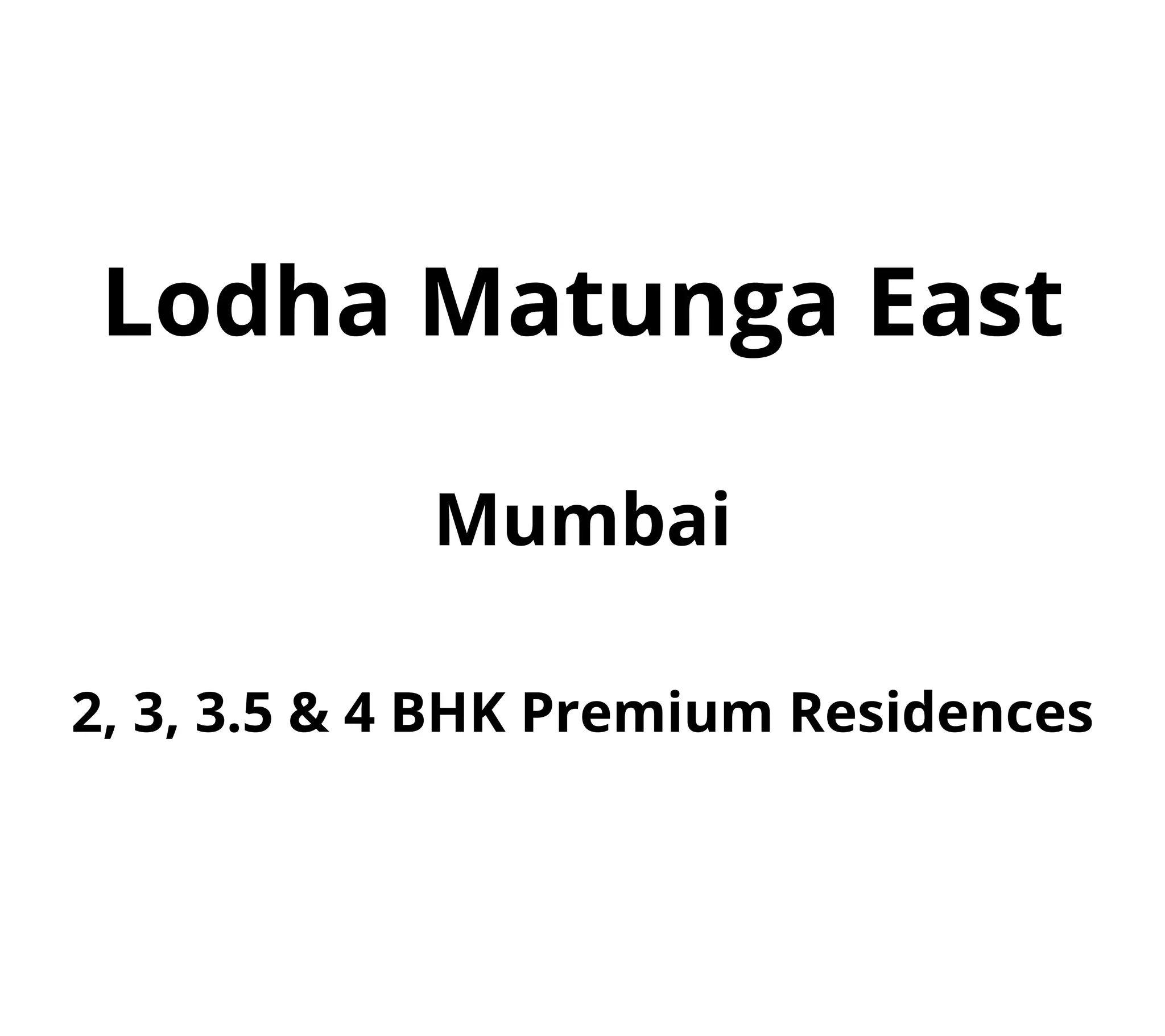 Lodha Matunga Mumbai | E-Brochure | PDF
