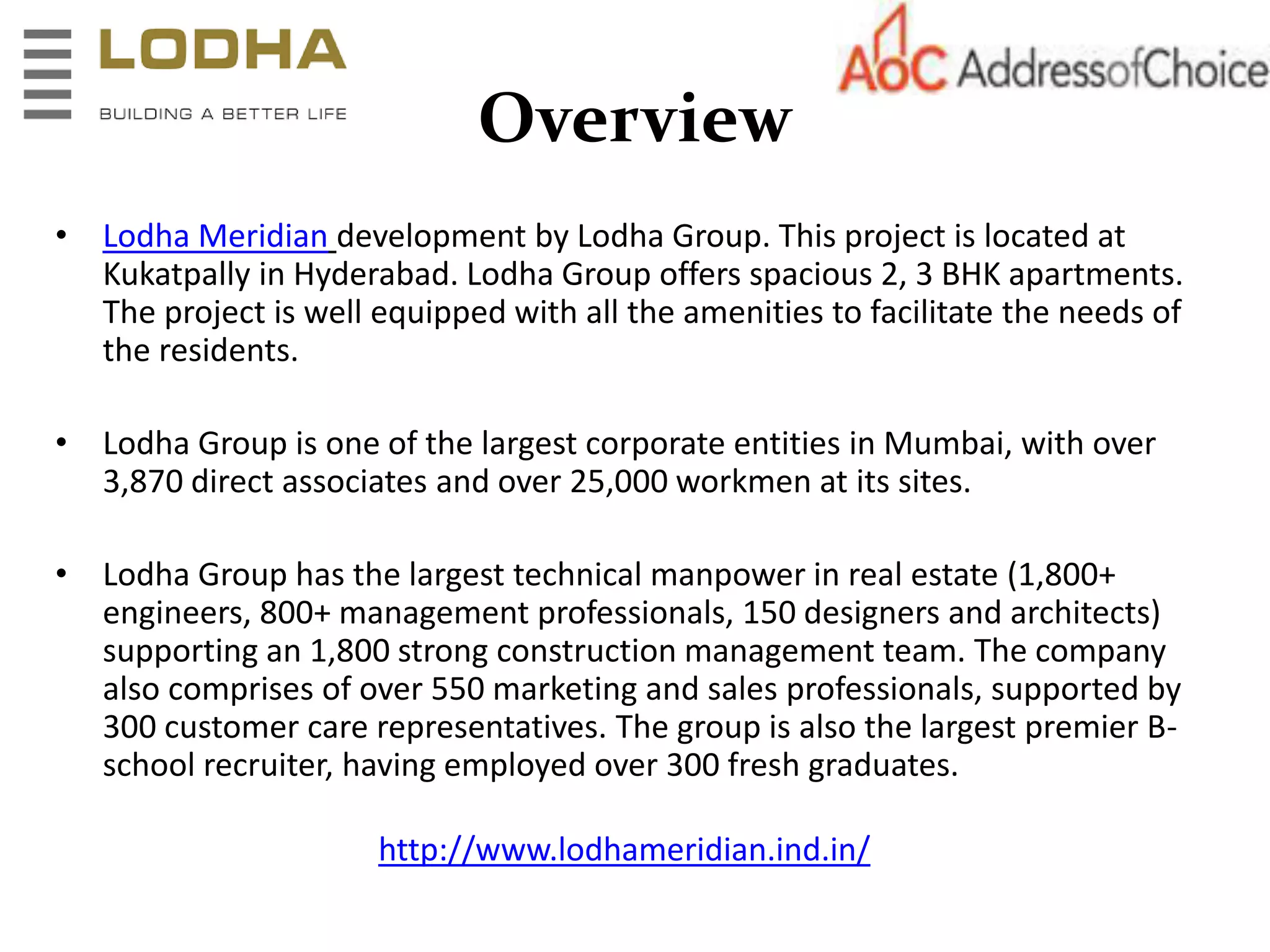 Lodha meridian | PPT