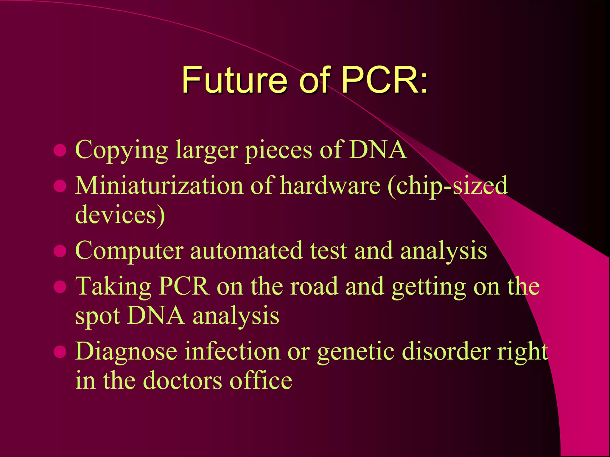 Polymerase Chain Reaction (PCR) | PPT