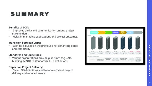 Level of detailing in building modelling | PPTX
