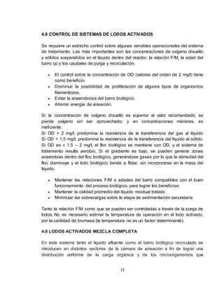 Tratamiento de Aguas residuales - lodos activados | DOCX