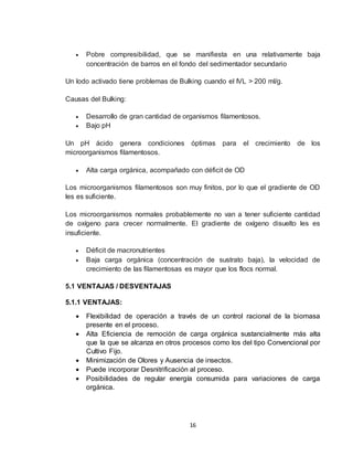 Tratamiento de Aguas residuales - lodos activados | DOCX