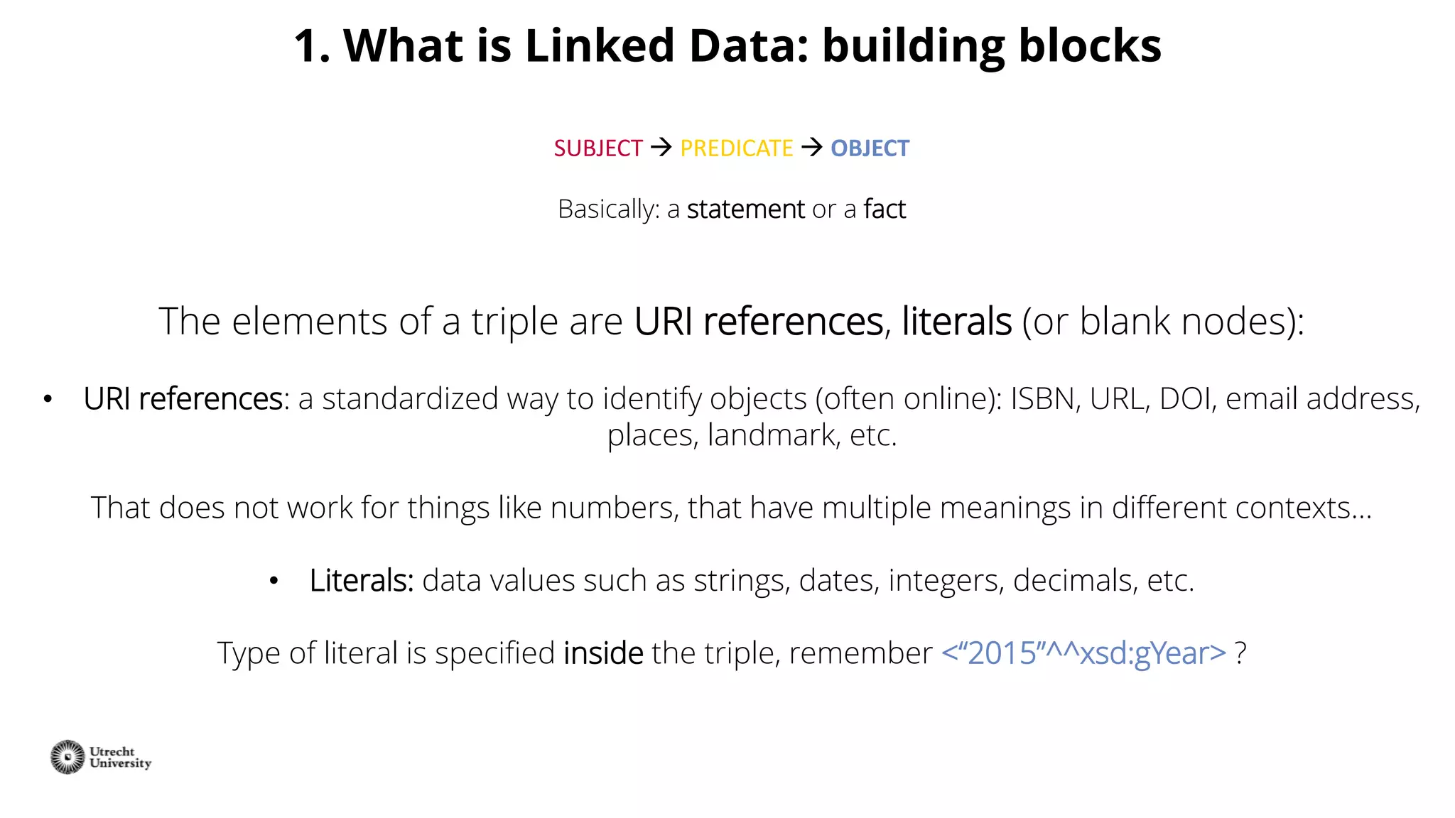 Linked Open Data Utrecht University Library | PPT