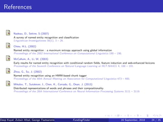 A Framework to Automatically Extract Funding Information from Text | PPT