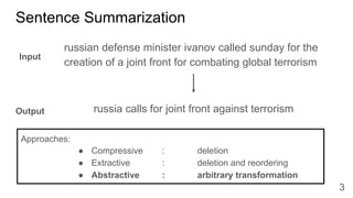 A Neural Attention Model for Sentence Summarization | PDF