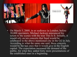 Michael Jackson Project | PPTX