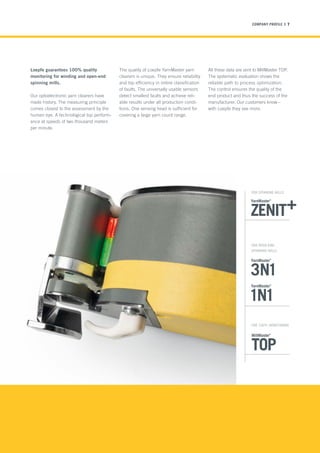 Loepfe company profile broschuere en | PDF