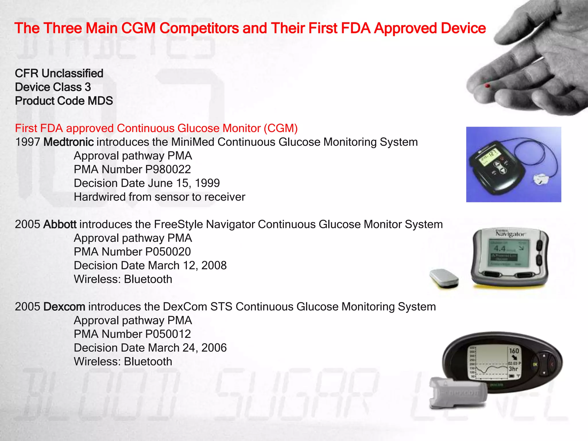 Development of Continuous Glucose Monitors (CGM) and Advancement of ...