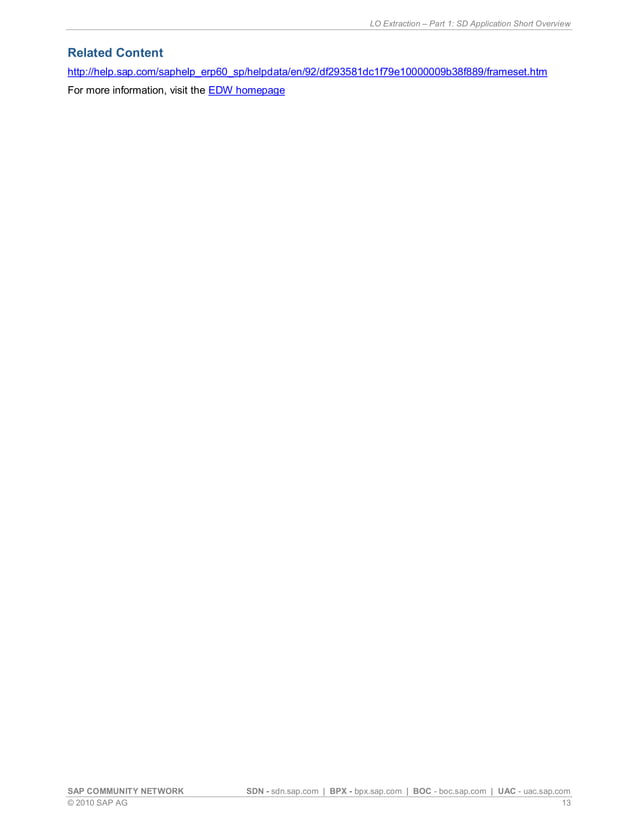Lo extraction part 1 sd overview | PDF