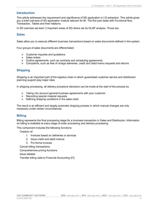Lo extraction part 1 sd overview | PDF