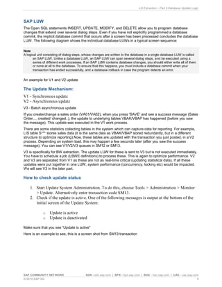 Lo extraction part 2 database update logic | PDF
