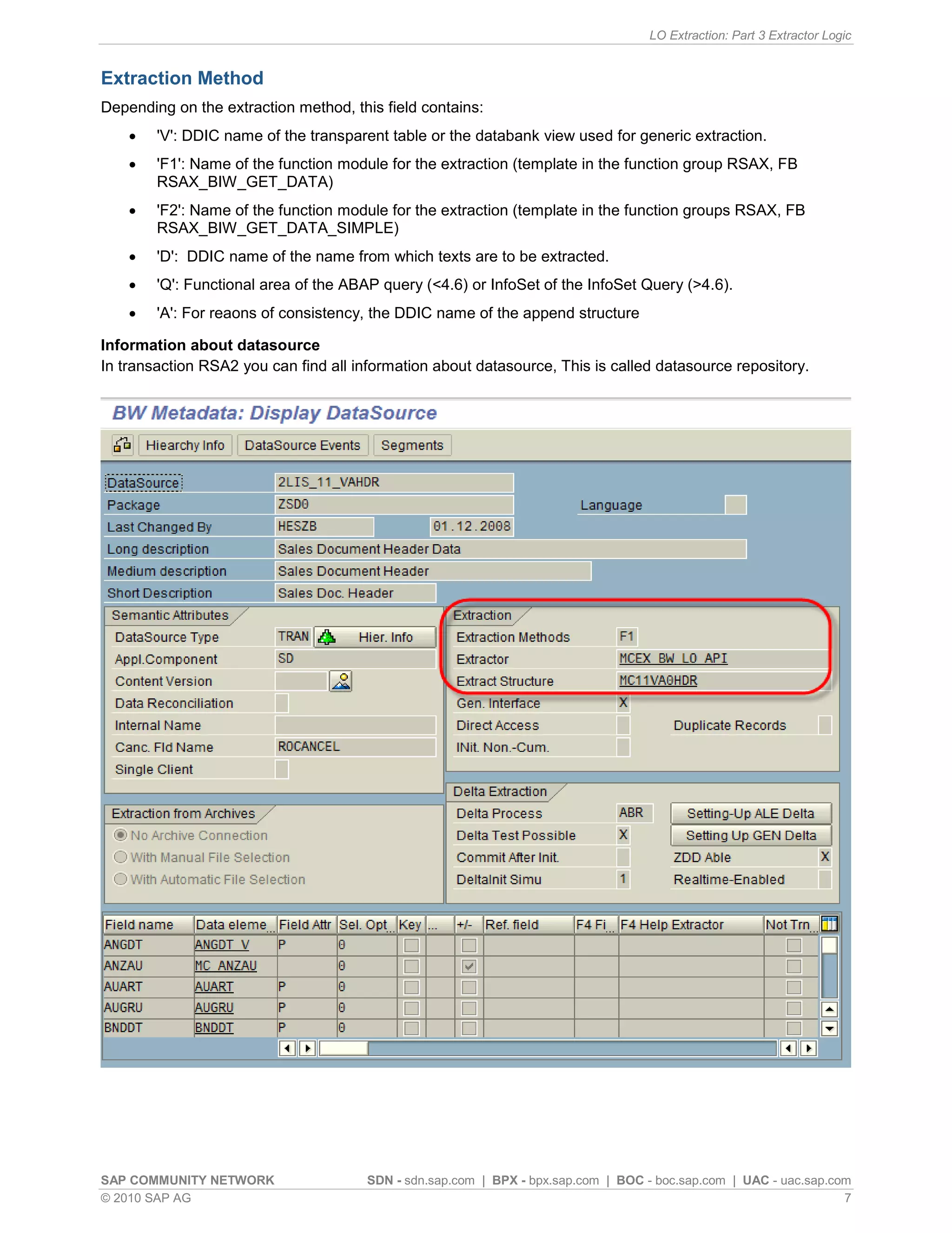 Lo extraction part 3 extractor logic | PDF