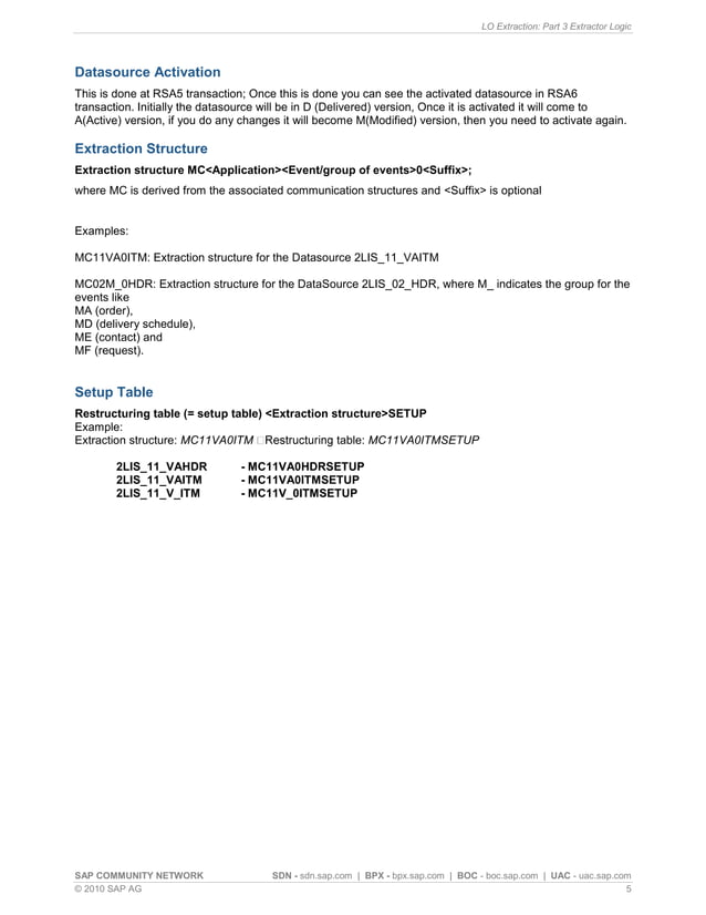 Lo extraction part 3 extractor logic | PDF | Databases | Computer Software and Applications