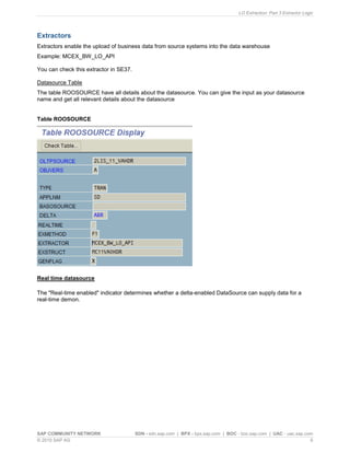 Lo extraction part 3 extractor logic | PDF