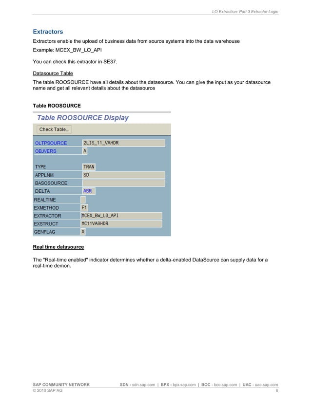 Lo extraction part 3 extractor logic | PDF | Databases | Computer Software and Applications