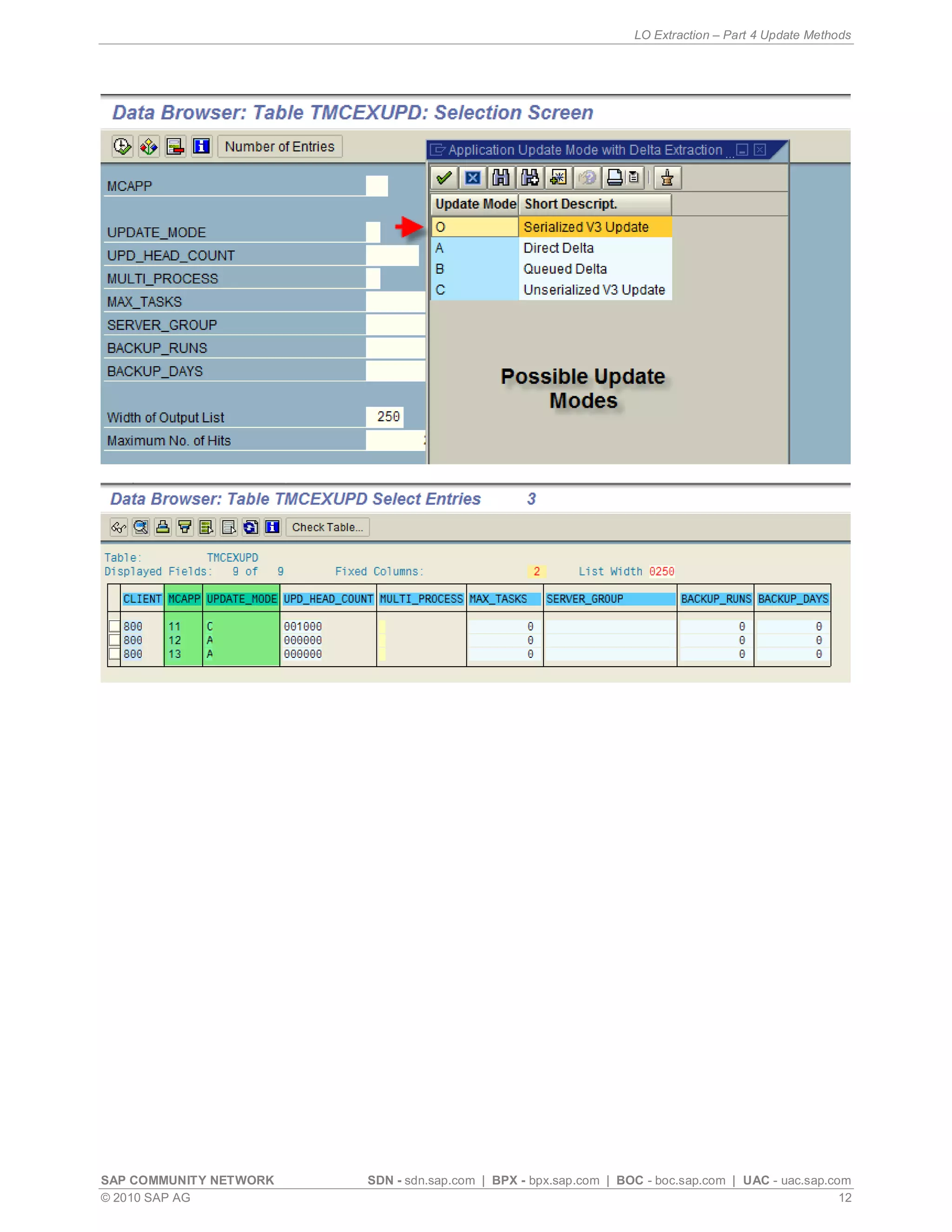 Lo extraction part 4 update methods | PDF