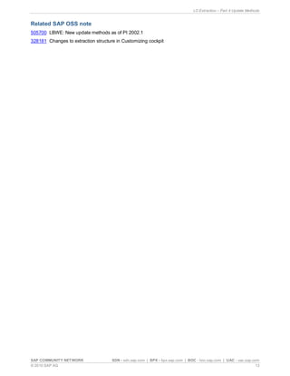 Lo extraction part 4 update methods | PDF
