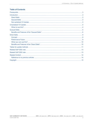 Lo extraction part 4 update methods | PDF