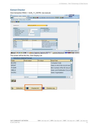 Lo extraction part 7 enhancements | PDF