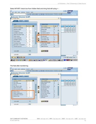 Lo extraction part 7 enhancements | PDF
