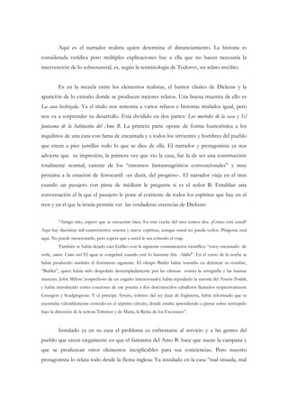 Lo fantástico en los cuentos de dickens | DOC