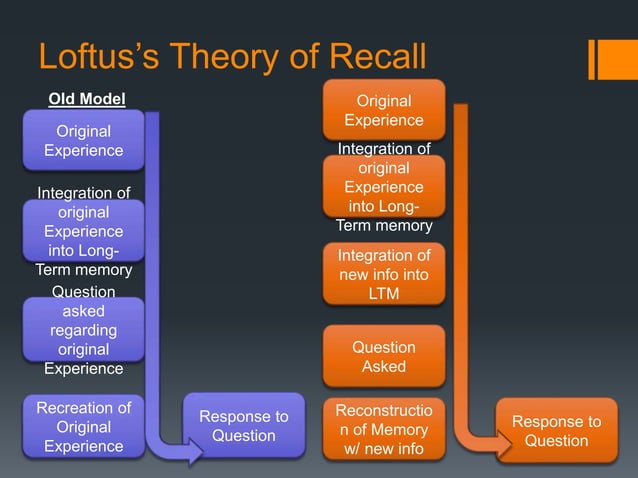 Loftus and memory pp | PPTX | Science