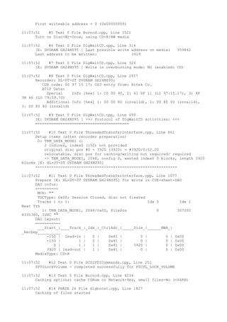 Log | TXT | Data Storage and Warehousing | Computing