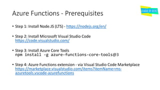 FaaS by Microsoft: Azure Functions and Azure Durable Functions | PPT