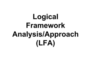 Log frame-analysis | PPT