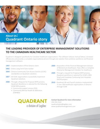 Quadrant Ontario Story | PDF